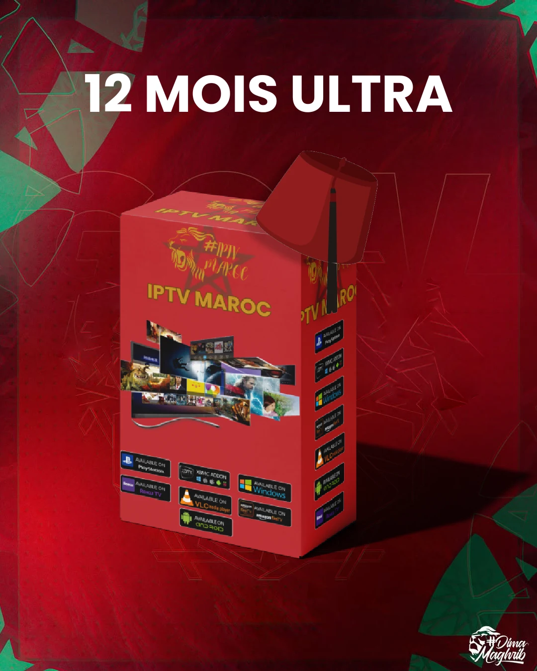 Abonnement 12 mois IPTV Maroc – Qualité Ultra - Iptv Maroc
